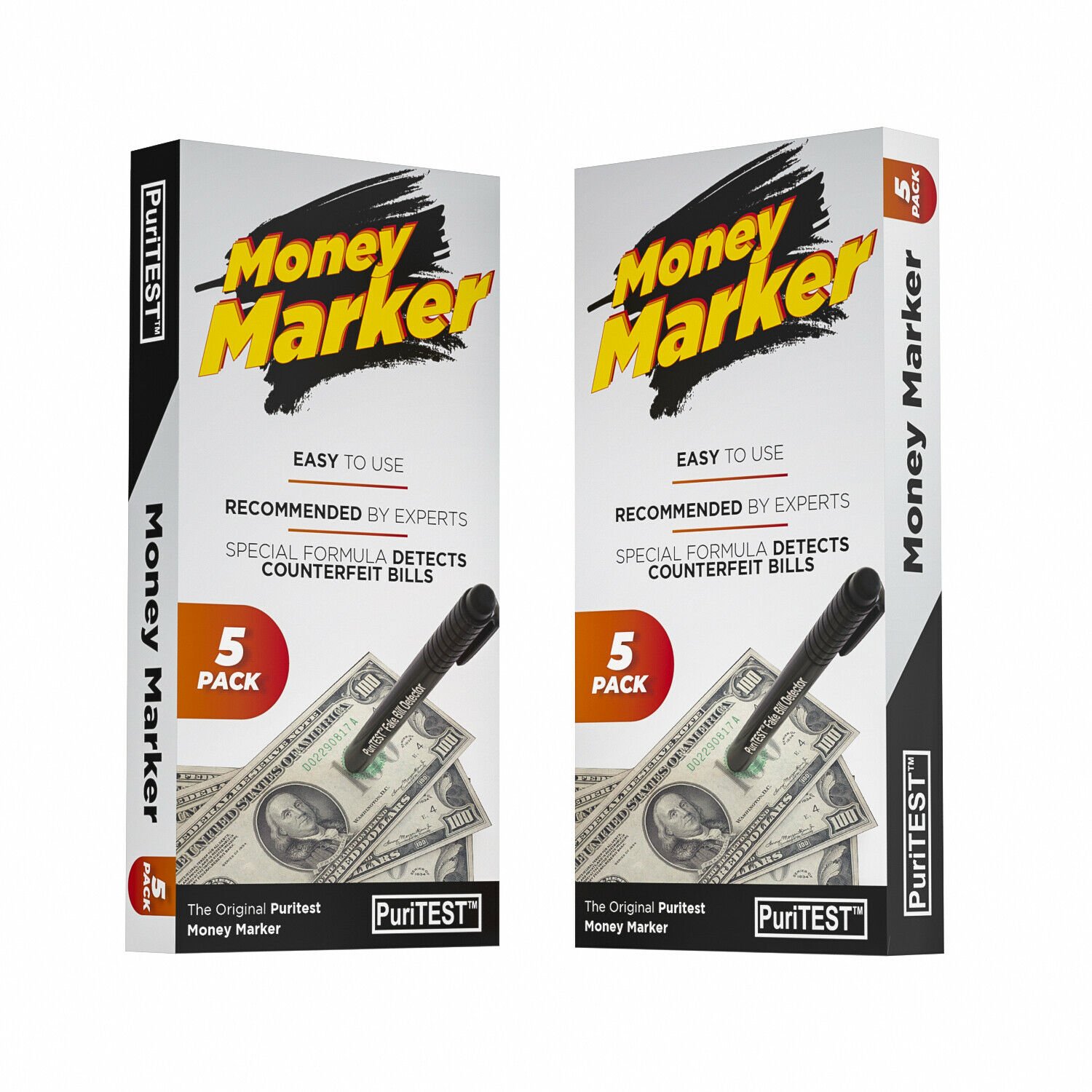 Dri-Mark Smart Money Counterfeit Detector Pen with Reusable UV LED ...