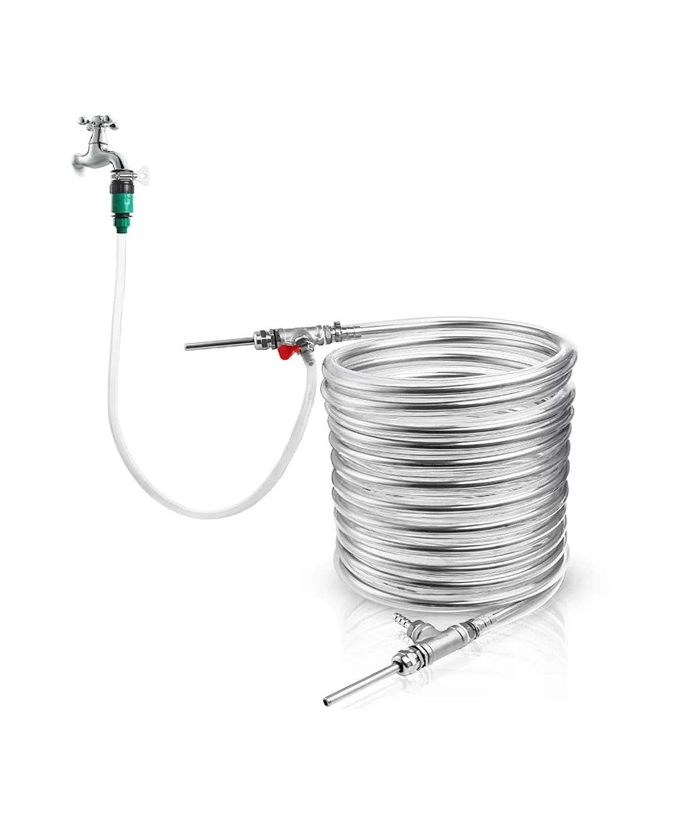 Counterflow Chiller,Stainless Steel Wort Heat Exchanger,9.52*0.5*10M ...