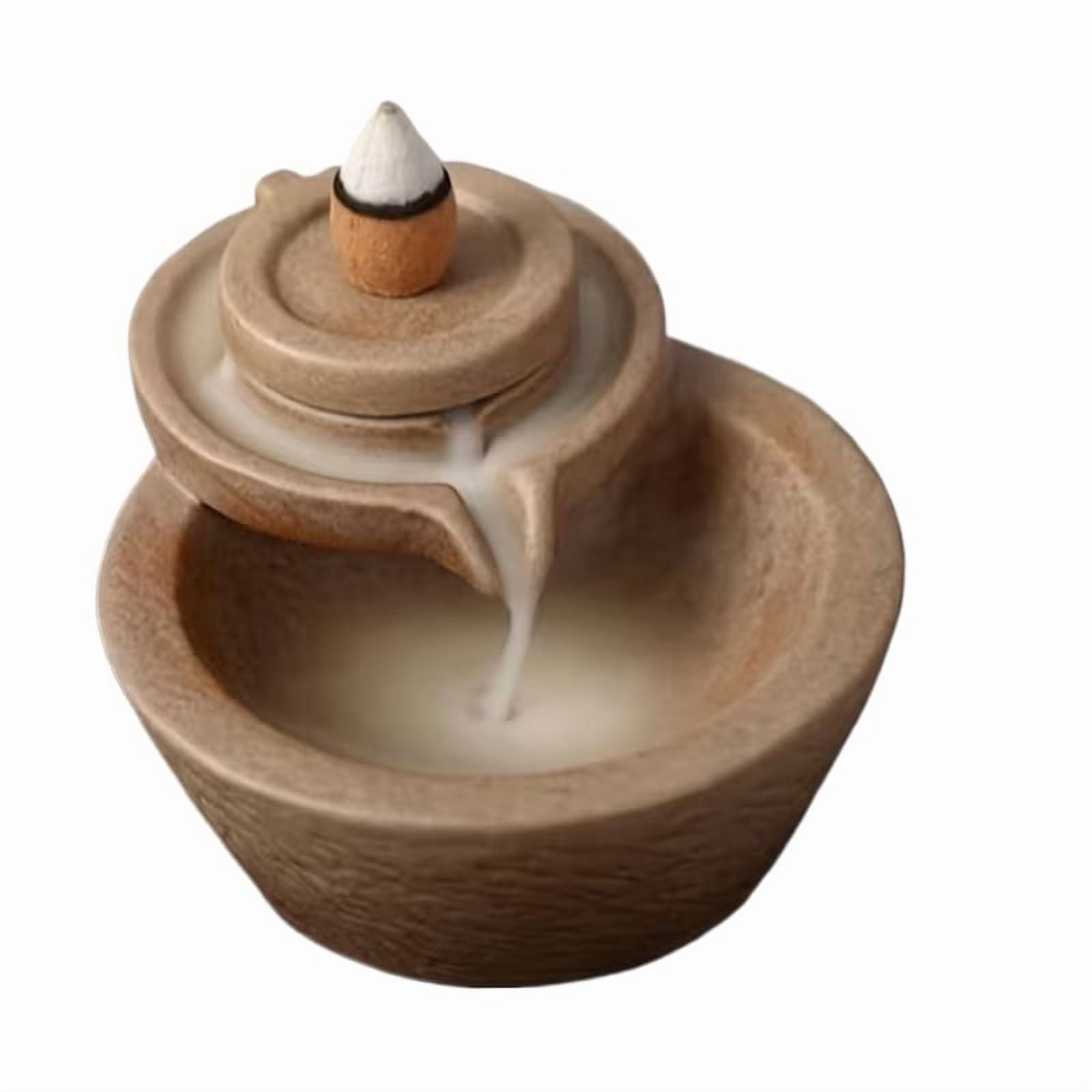 Counterflow Incense Burner - Ceramic Agarwood Aromatherapy Furnace for ...