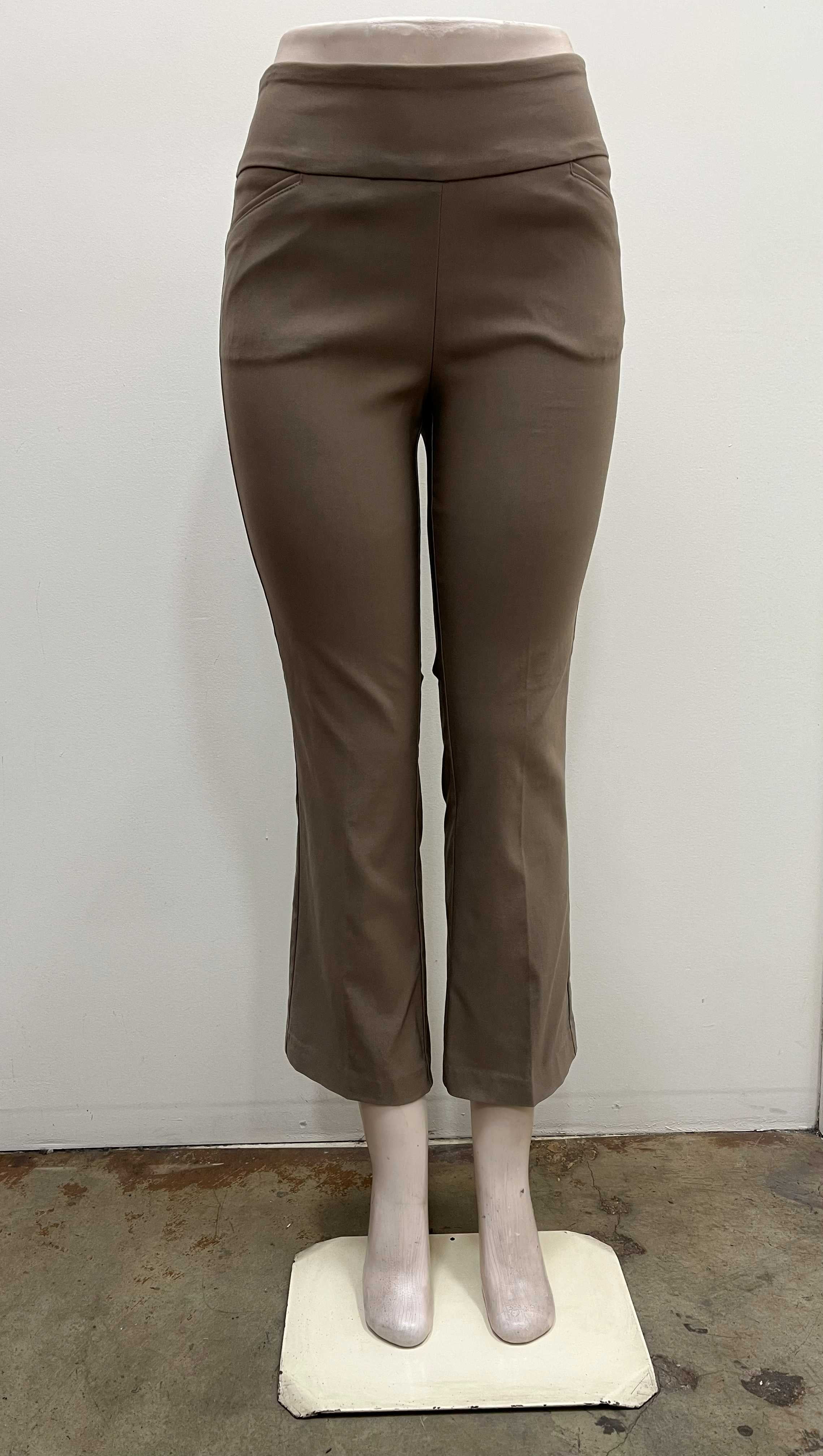 Counterparts Women's pull on luxe stretch ankle length bootcut Pants ...