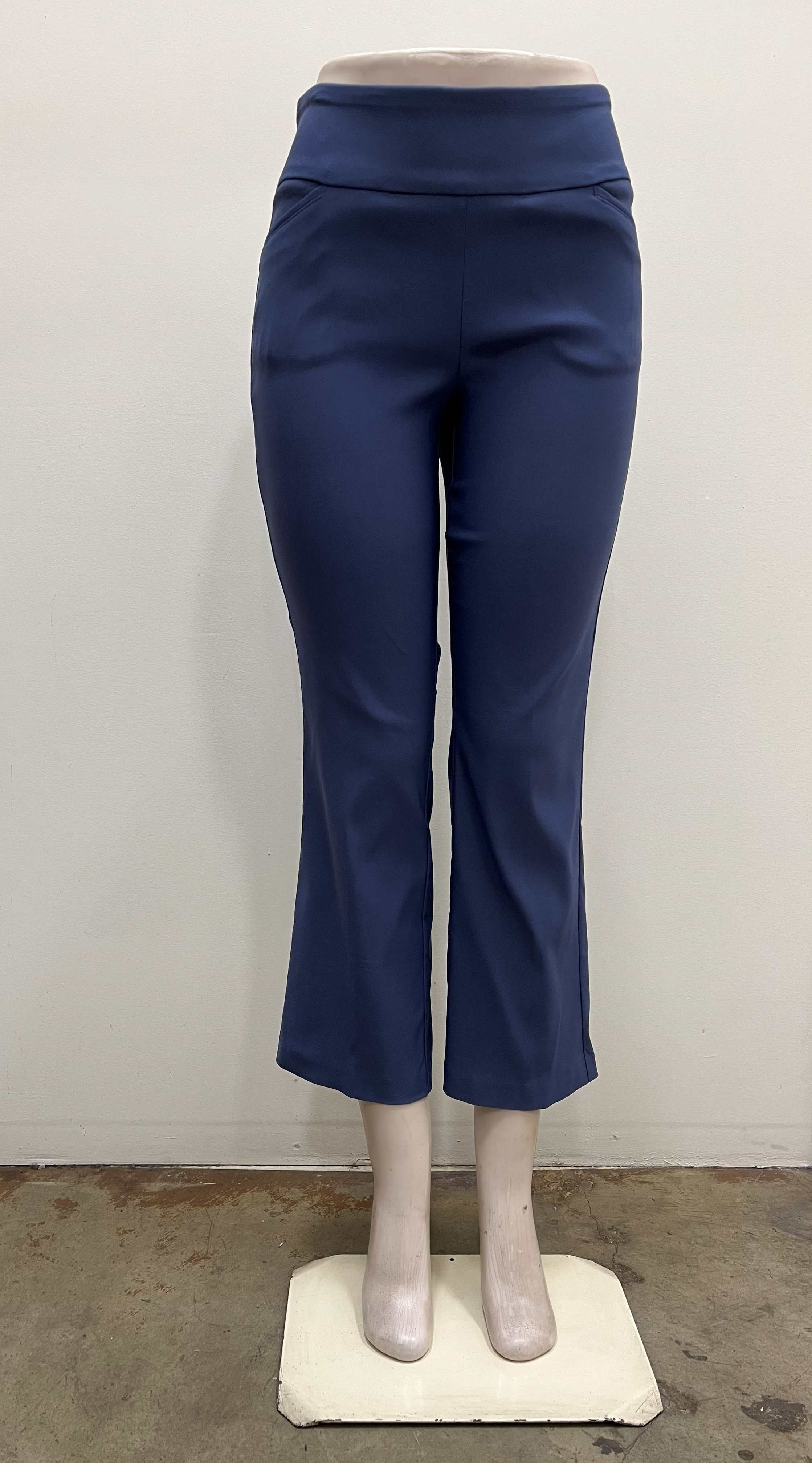 Counterparts Women's pull on luxe stretch ankle length bootcut Pants ...