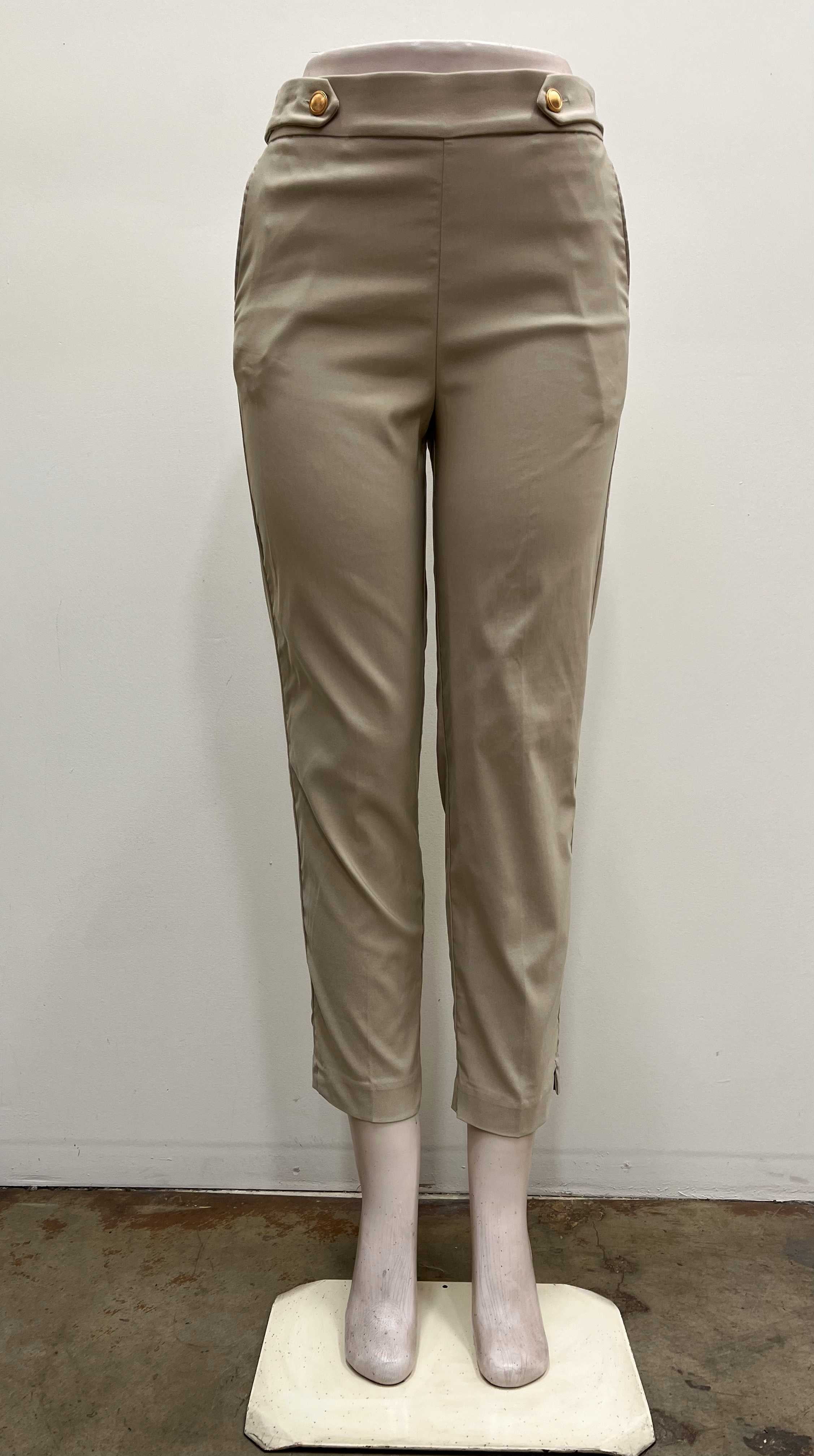 Counterparts Womens Pull on stretch ankle length front slash pockets ...