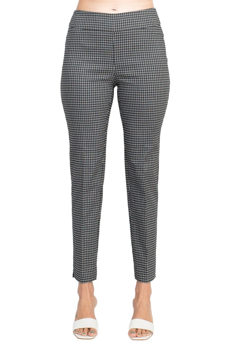 Counterparts banded mid waist slim leg multi print millenium pant by ...