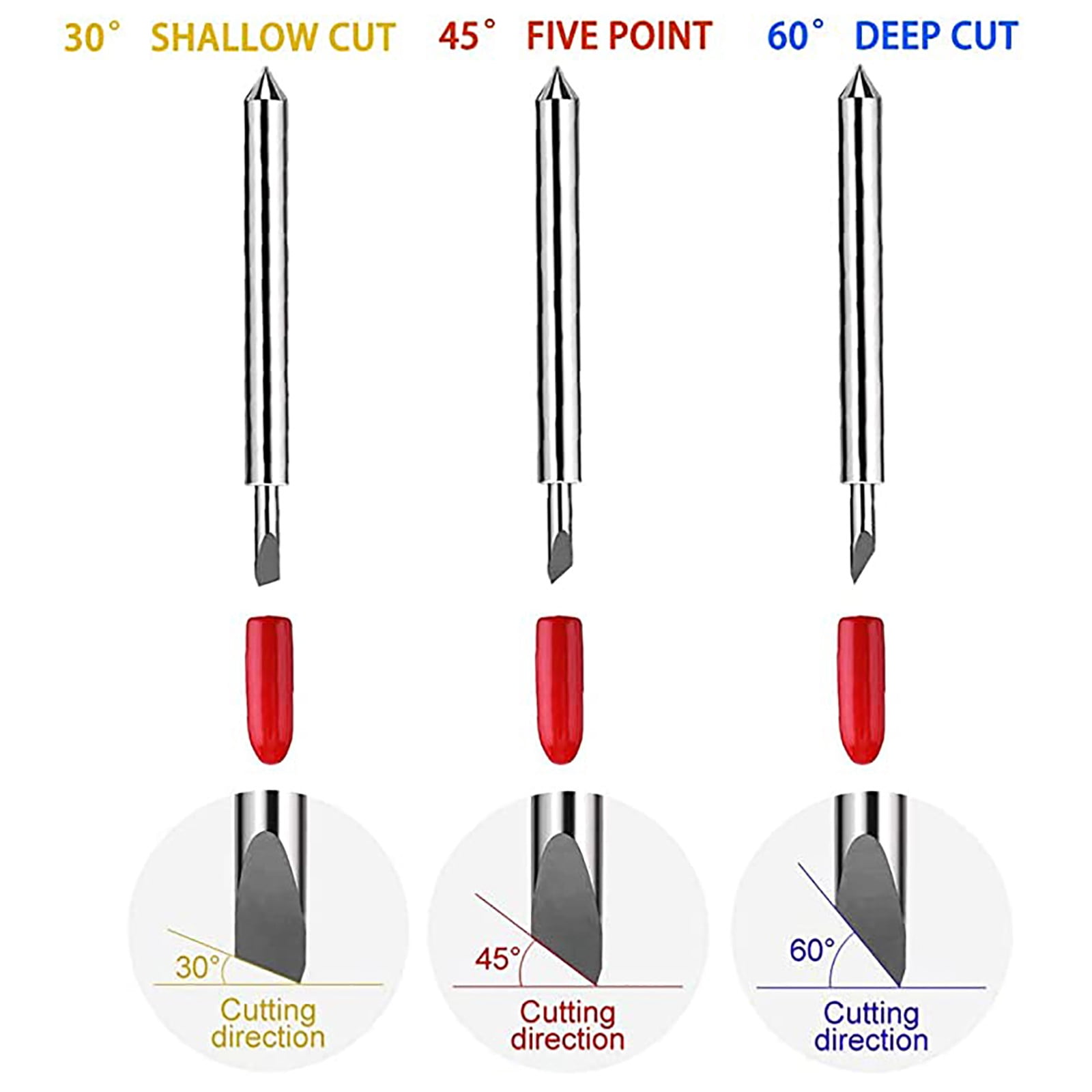 Countersink Bit Set for Steel Bits Hex Shank 3/8 End Mill Bit Set ...