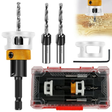 Expansive Flat Wood Boring Drill Bit Set 22 -76mm Adjustable Spade Bit ...