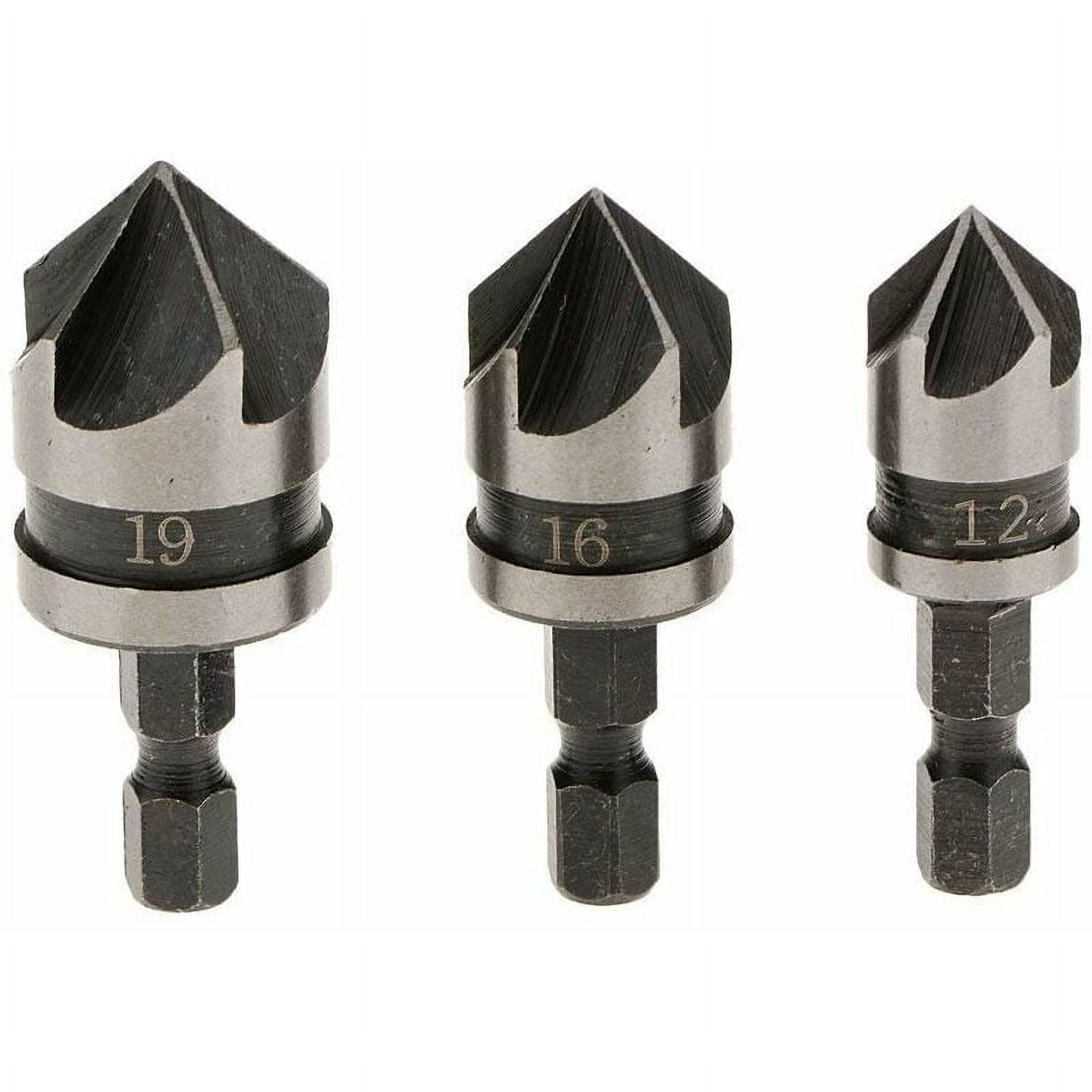 Countersink Drill Bit Set, Precision Crafted For Robustness And Longevity, Enhanced Efficiency ...