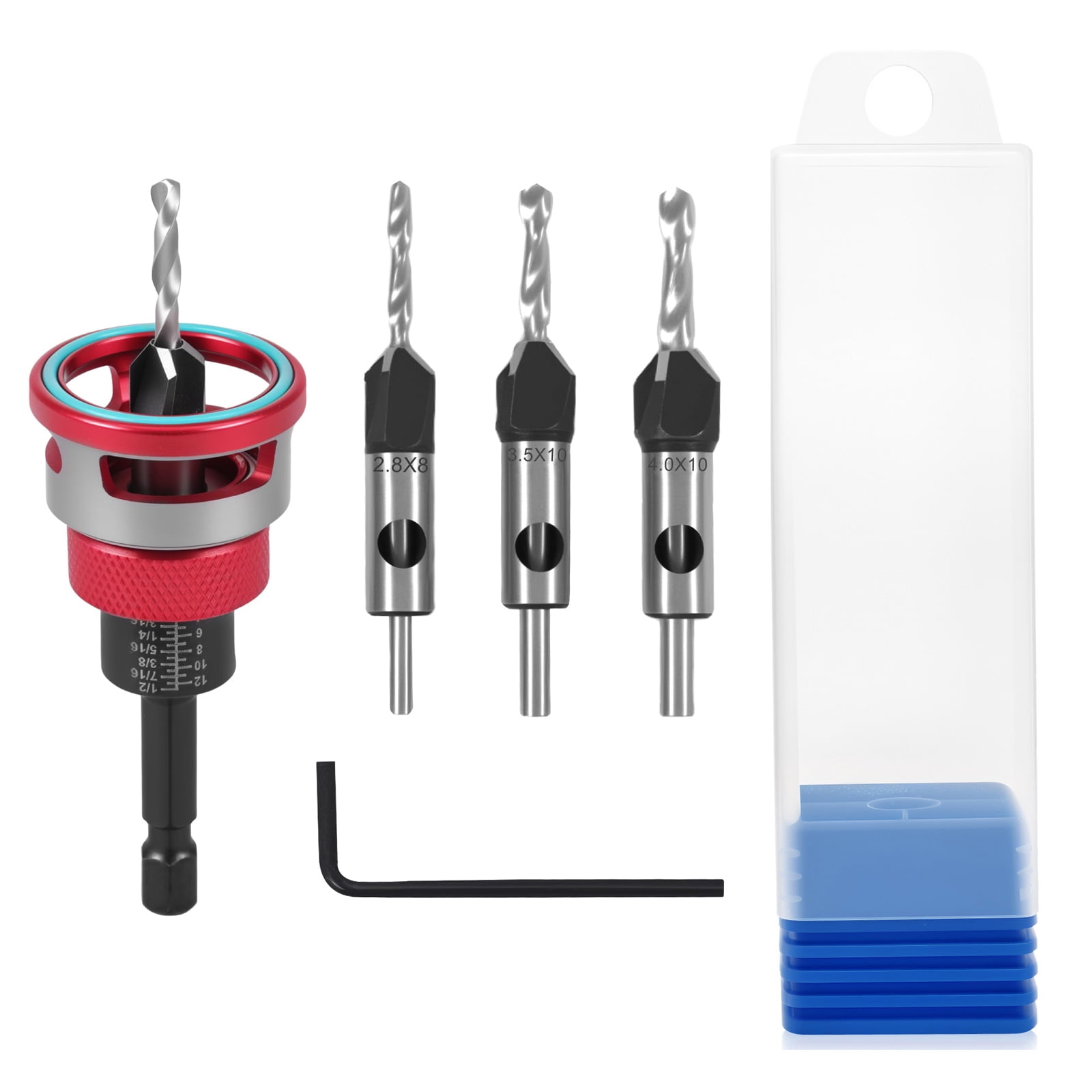 Countersink Drill Bit Set Woodworking Countersink Drill Bits Adjustable ...
