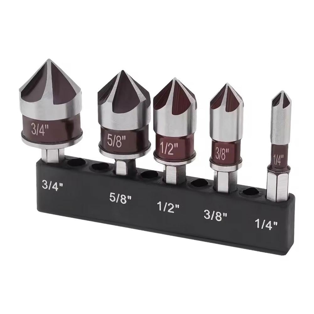 Countersink Drill Bit With Hex Shank Chamfering Boring For Flat Head ...