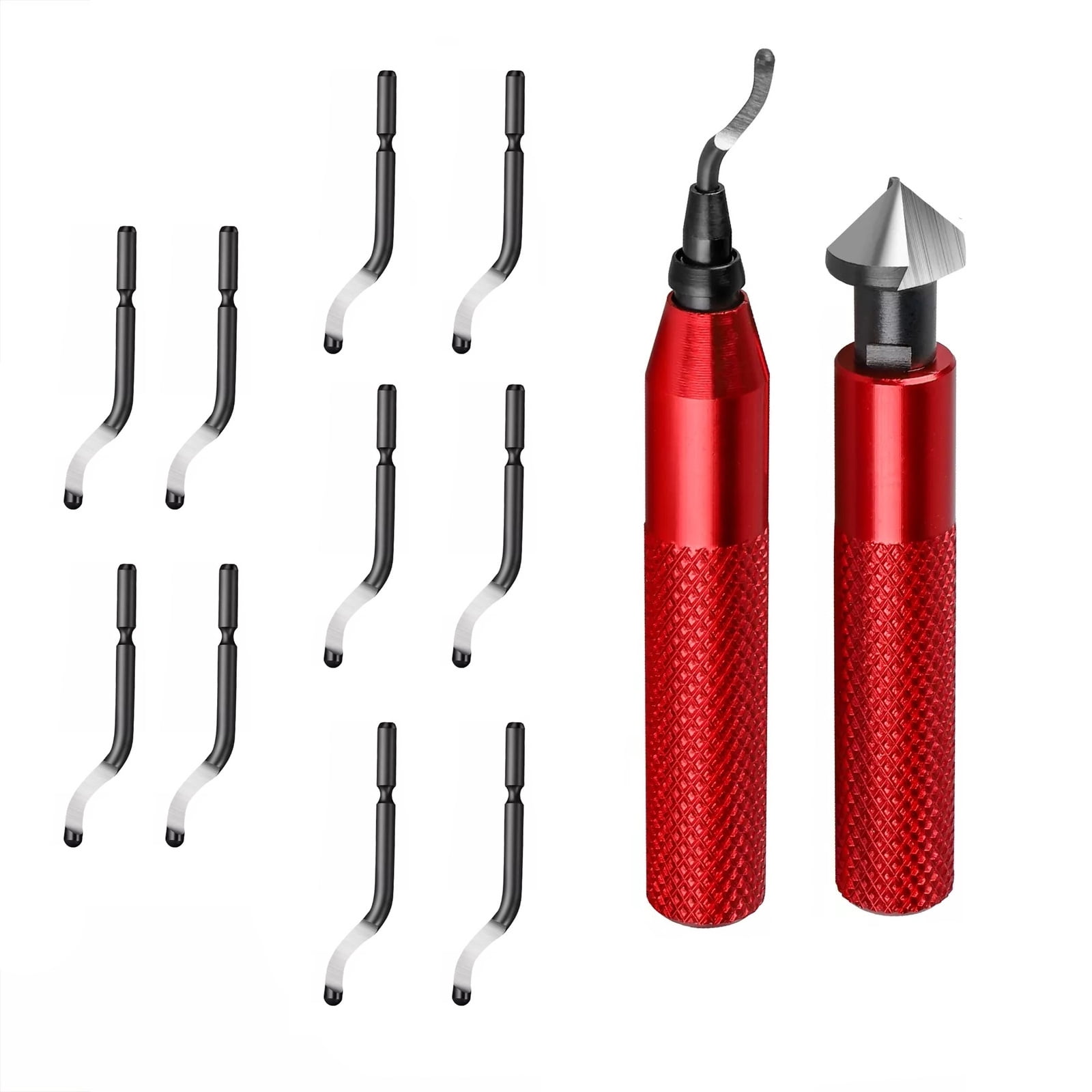 Countersink Hand Reamer and Deburring Tool Kit Precision Blades for ...