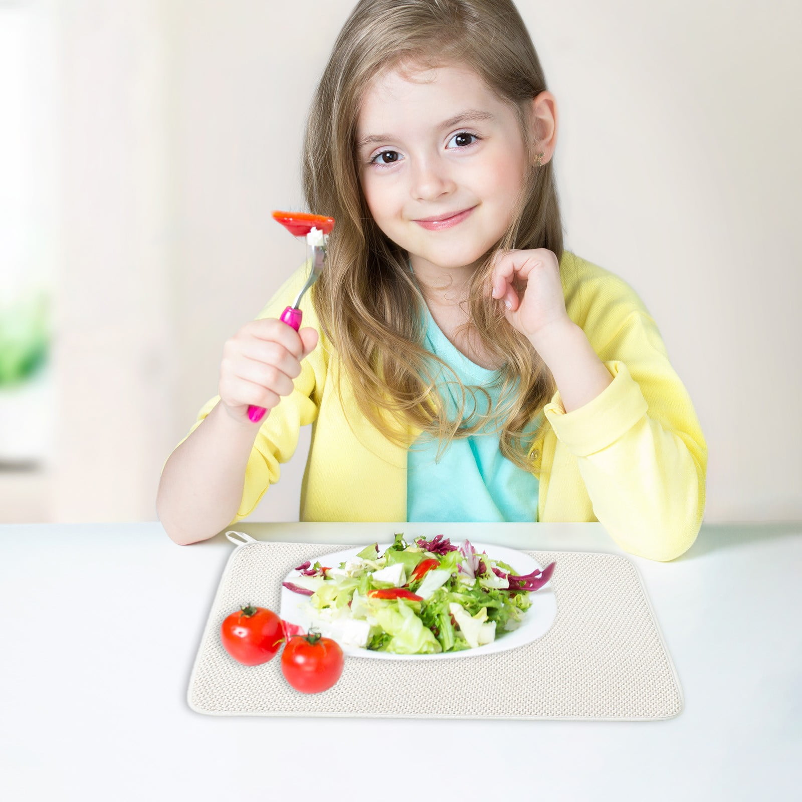 Countertop Absorbent Mat, Kitchen Drying Mat, Water-absorbing Non-slip ...