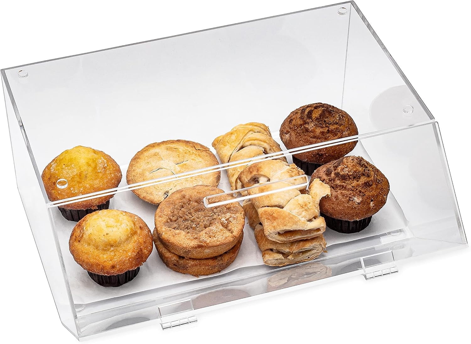 Countertop Bakery Display Case - Acrylic Storage for Pastry and Food ...