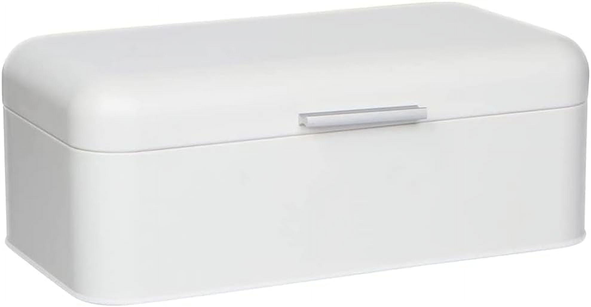 Countertop Bread Box - Holds 2 Loaves of Bread - Stainless Steel ...