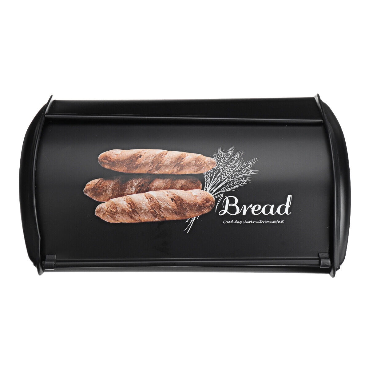 Countertop Bread Box Storage Bin Kitchen Cake Food Container Metal ...