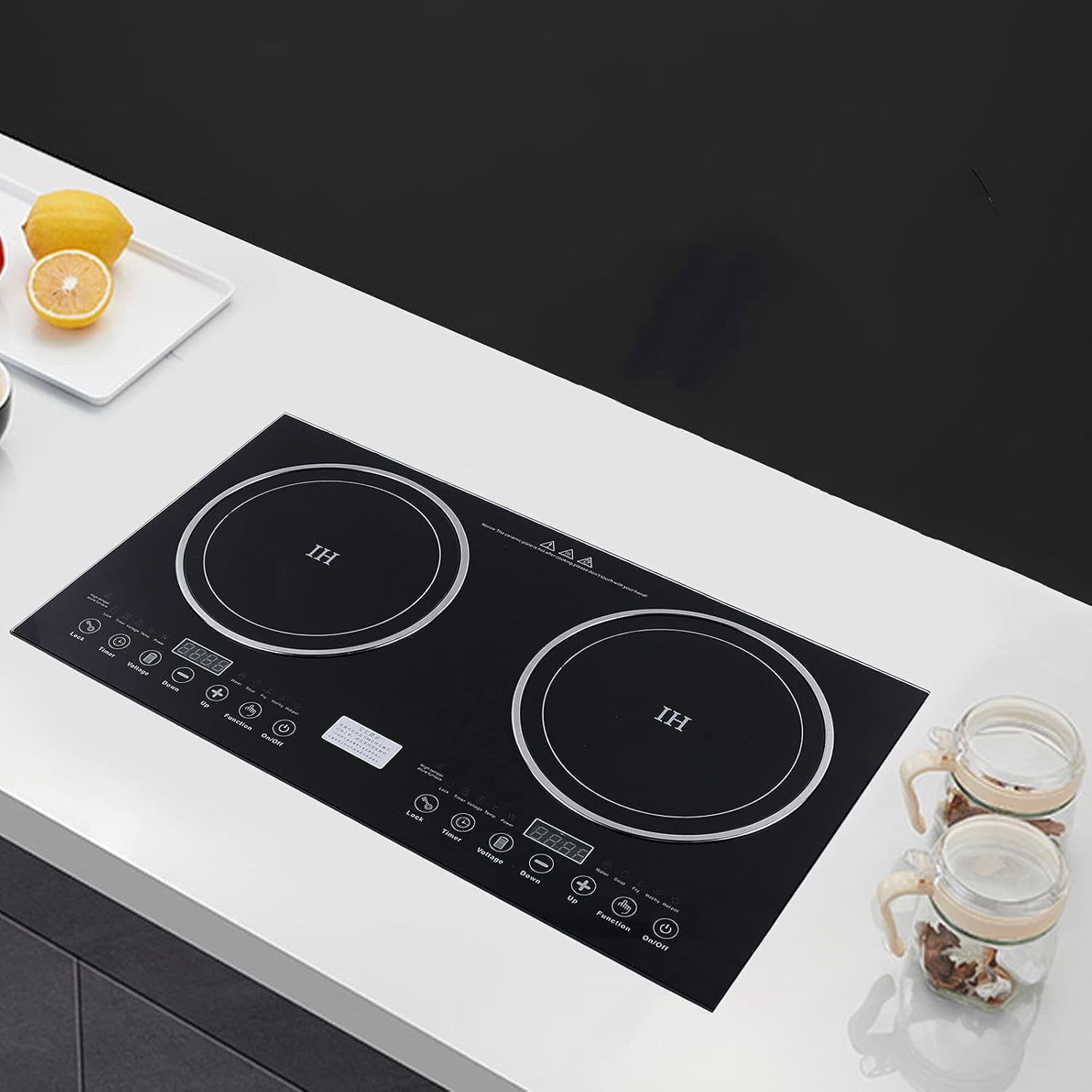 Countertop Burners 2600W Electric Dual Cooktop Cooker Hot Plate Heater ...