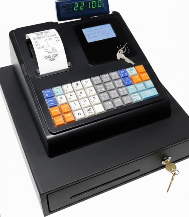 Countertop Cash Register C-400 with Customer Display, Quick-Load ...
