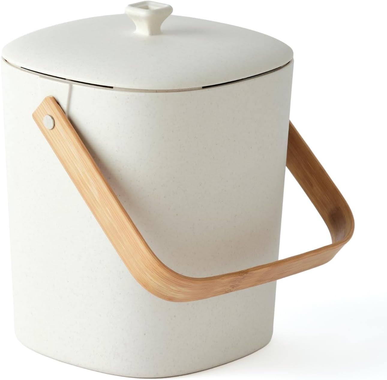 Countertop Compost Bin Kitchen | 1 Gallon | Odorless Composting Bin ...