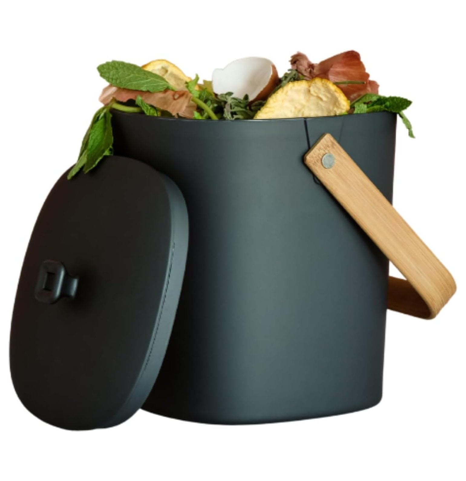 Countertop Compost Bin Kitchen | 1 Gallon | Odorless Composting Bin ...