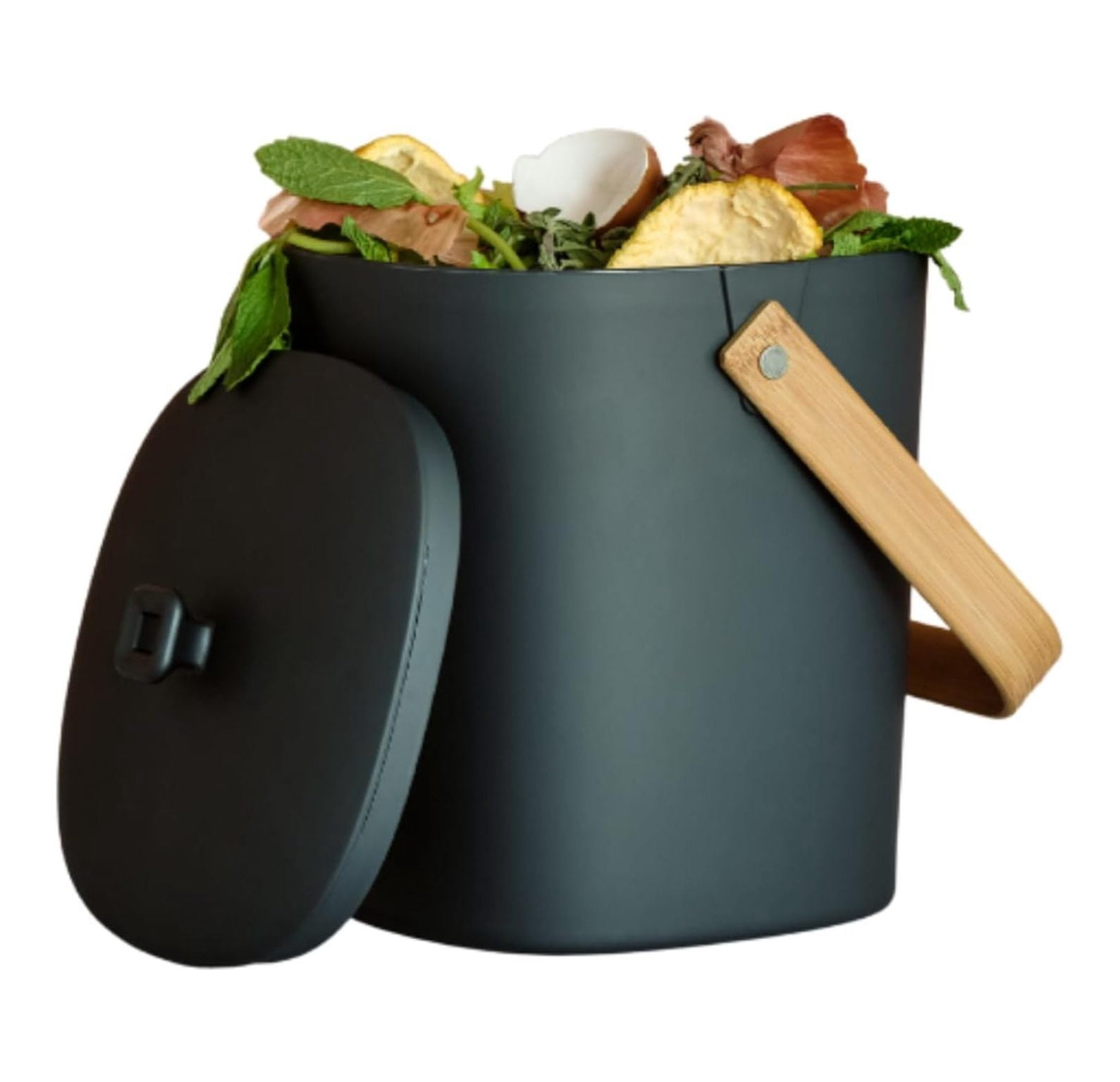 Countertop Compost Bin Kitchen 1 Gallon,Odorless Composting Bin with ...