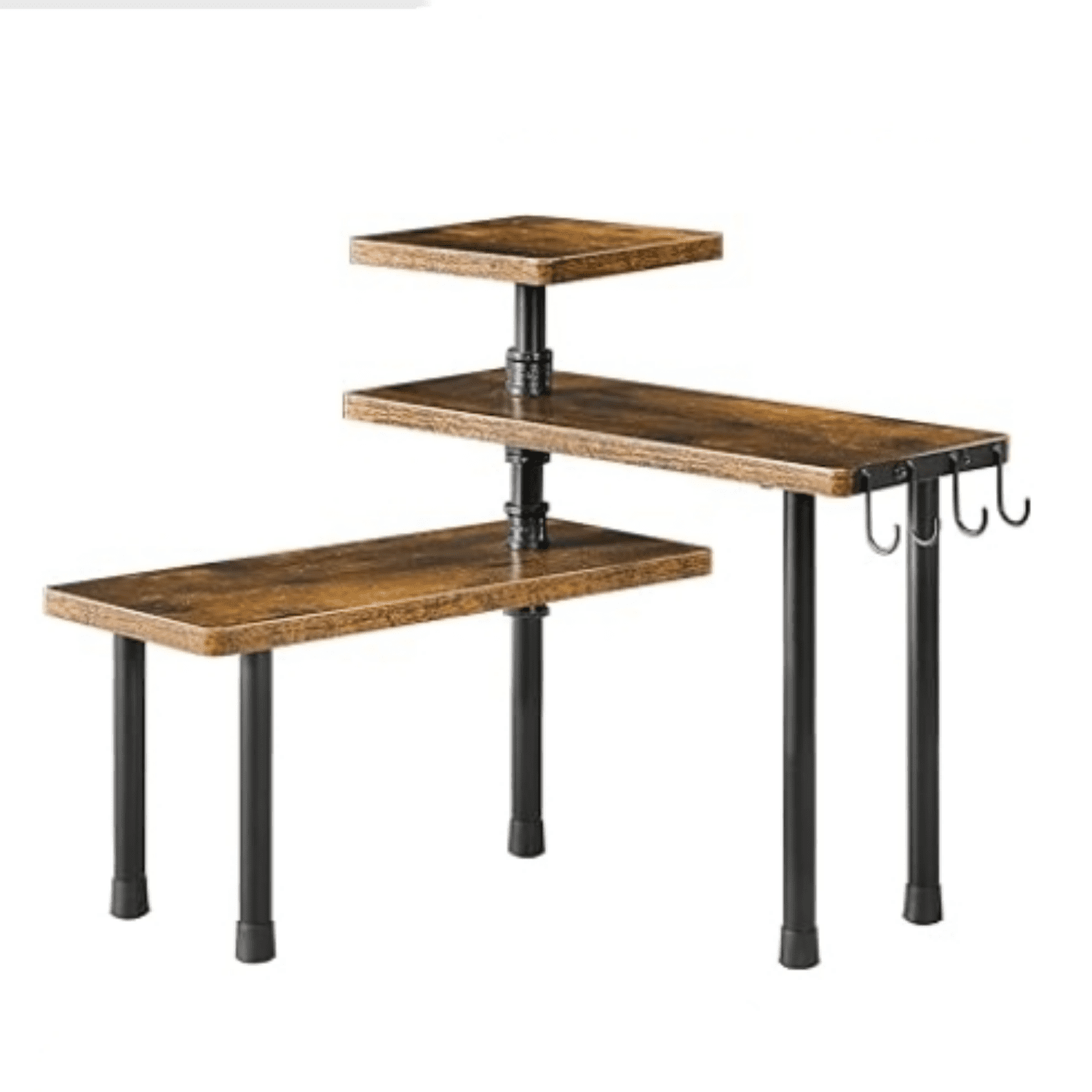 Countertop , Corner Shelf, 3-Tier Spice Rack, Adjustable Orientation, 4 ...