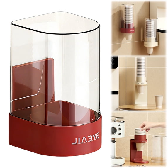 Countertop Cup Dispenser for Disposable Cups - Space-Saving Paper Cup ...