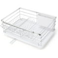 Countertop Dish Drying Rack, Stainless Steel Dish Drainer with Utensil ...