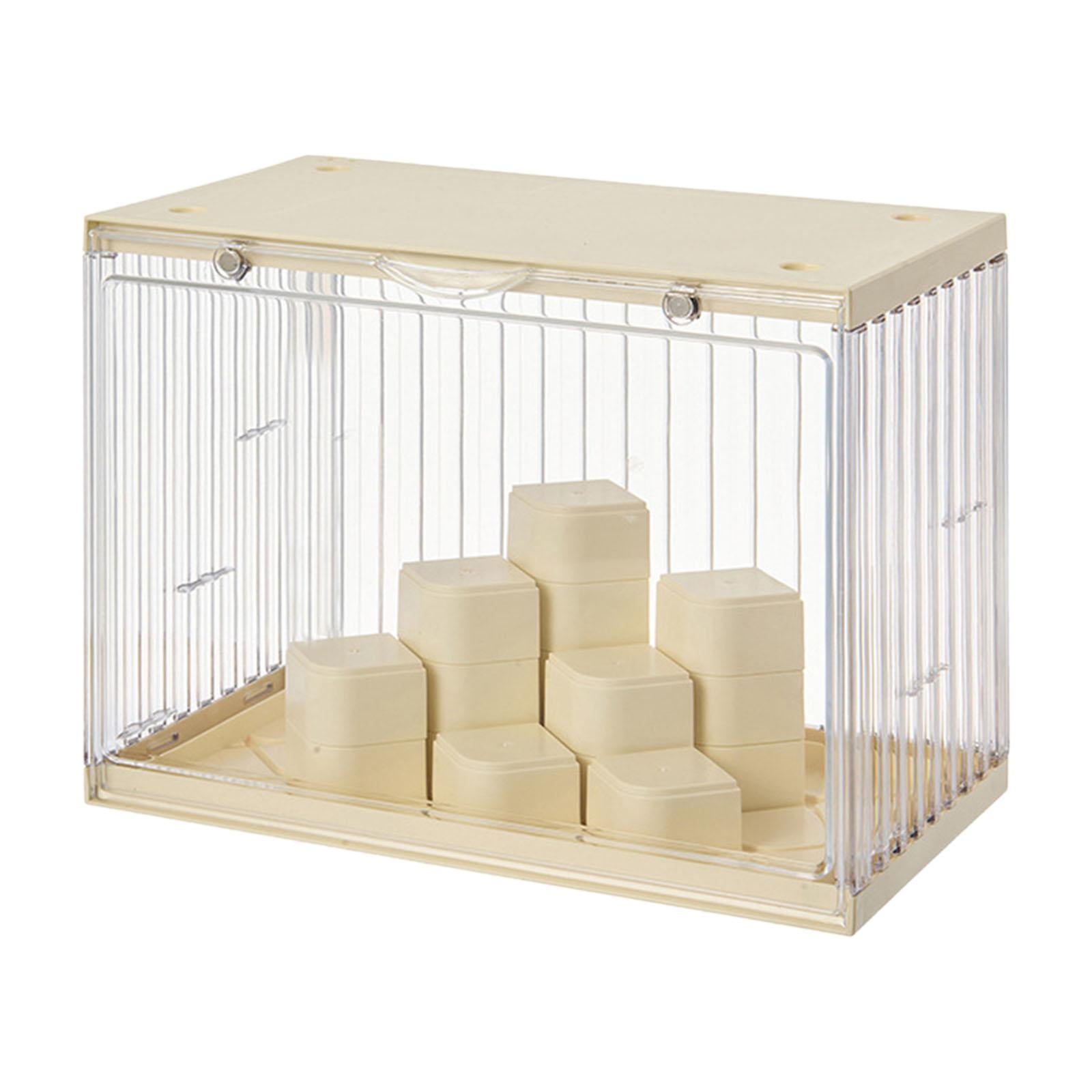 Countertop Display Case Storage Box Clear View Organizer Sturdy PS PET ...