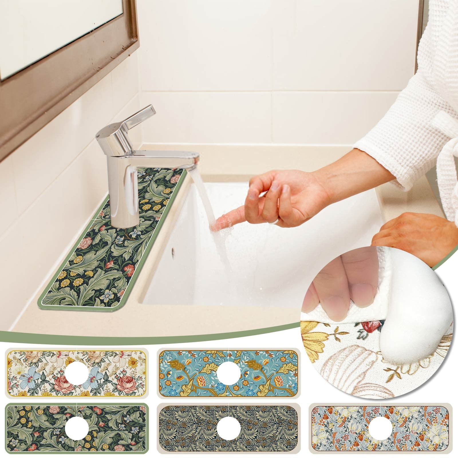 Countertop Drying Pad, Heat Insulation Pad, Soft Absorption Pad ...