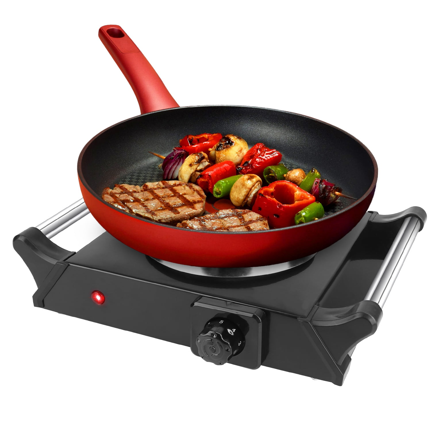 Countertop Electric Single Burner 1000W Portable Heating Hot Plate ...