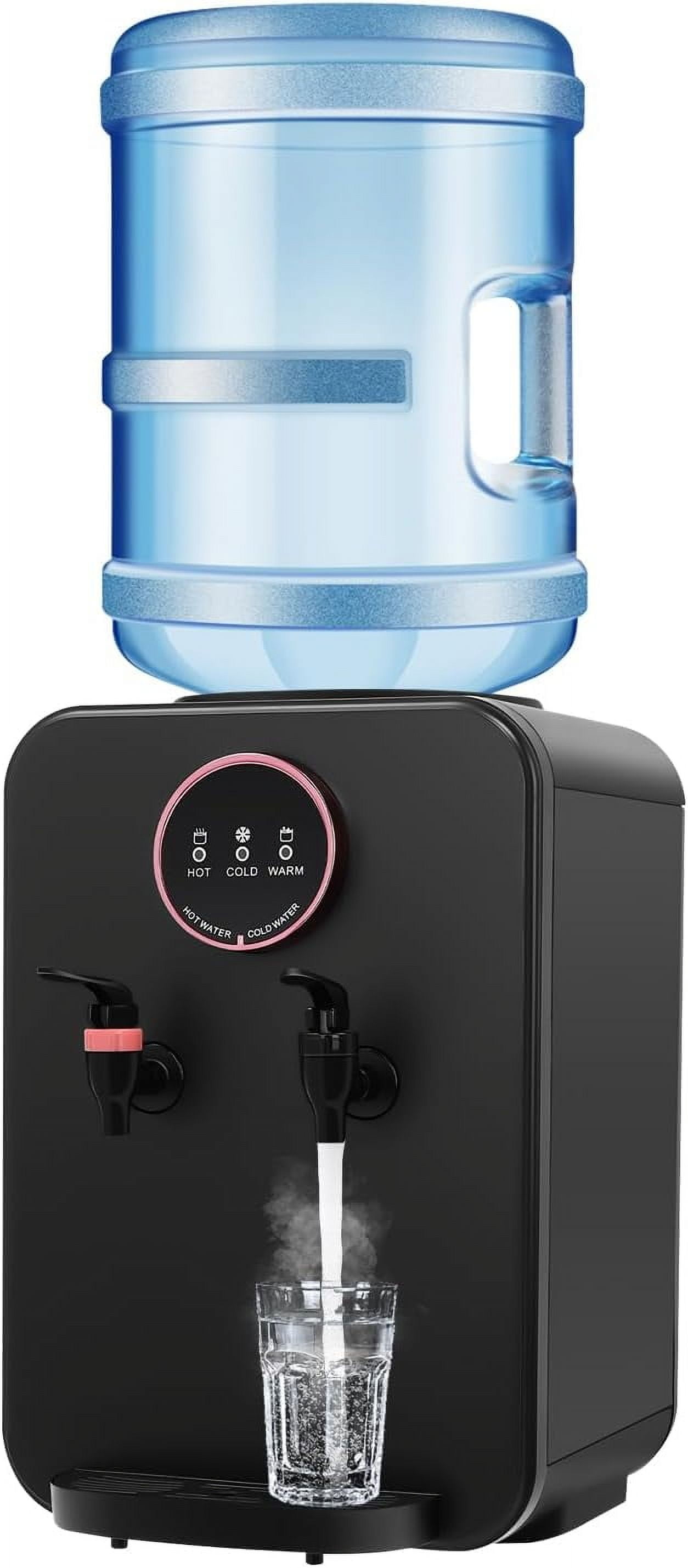 Countertop Hot and Cold Water Cooler Dispenser, Efficient Cooling ...