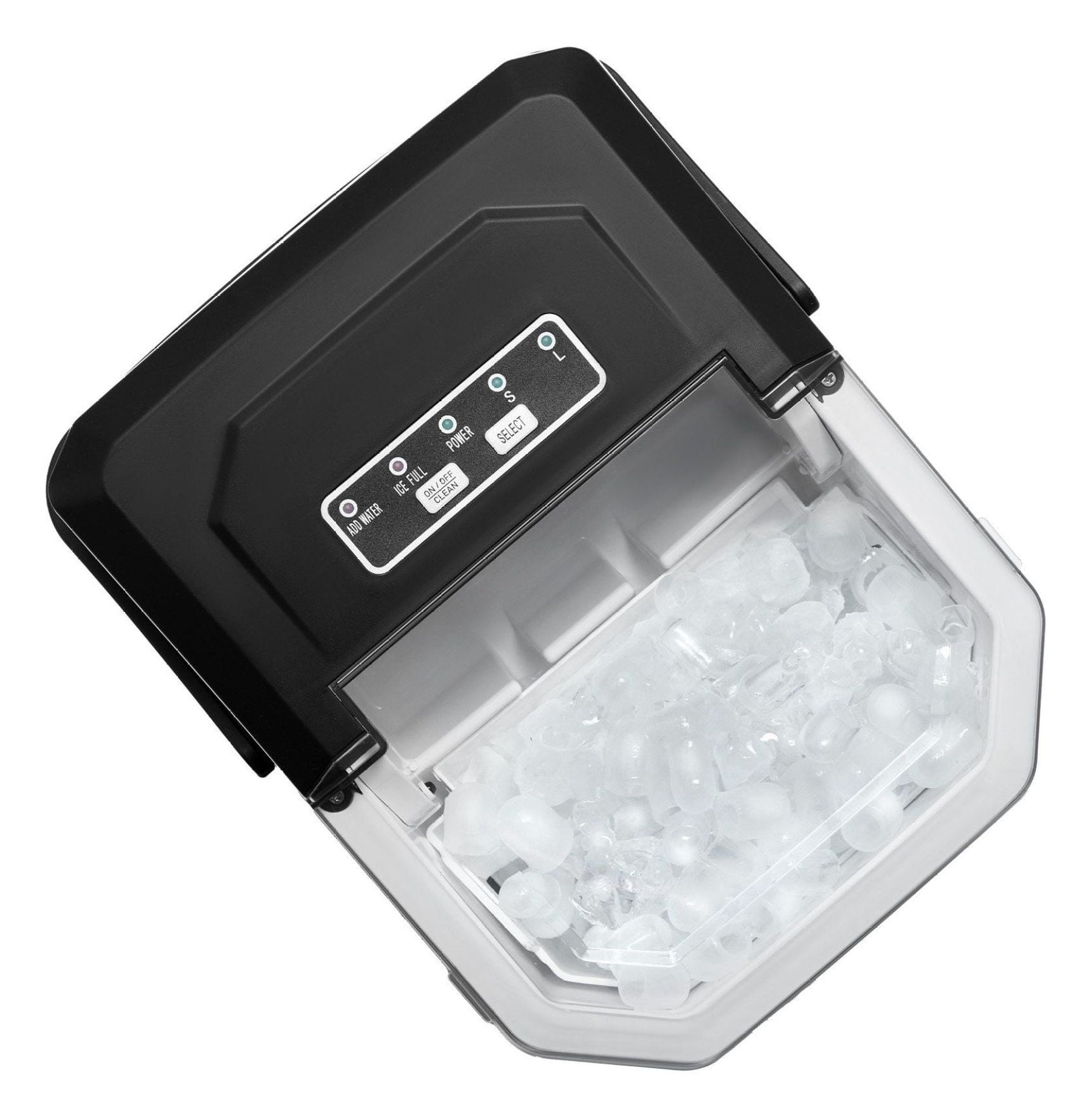 Countertop Ice Maker 26Lbs/24H - Portable Self-Cleaning Machine with ...