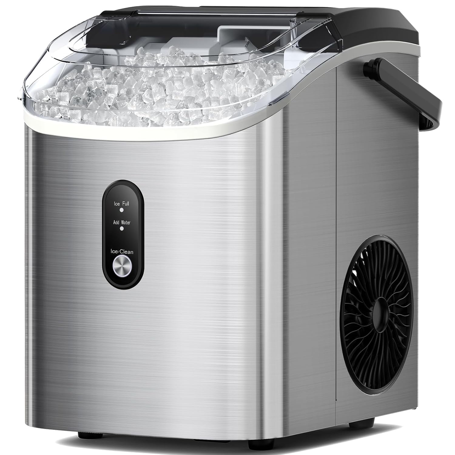 Countertop Ice Maker Machine, 34lbs/Day Soft Chewable Pebble Ice, One ...