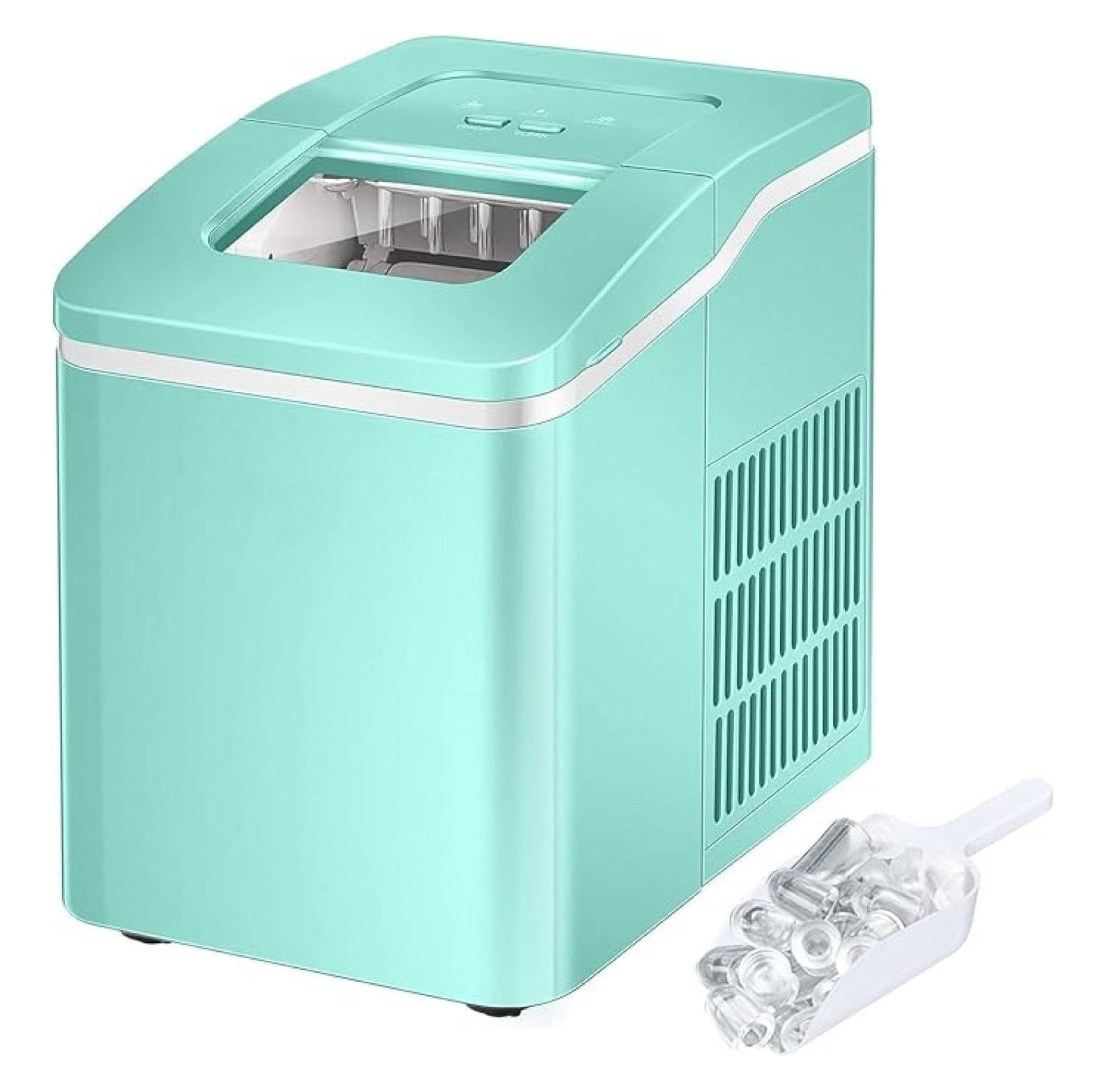 Countertop Ice Maker Machine, Ready in 8 Mins, 26Lbs/24H, Self-Cleaning ...
