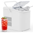Countertop Ice Maker Portable Machine with Self-Cleaning, 26lbs/24hr, 2 ...