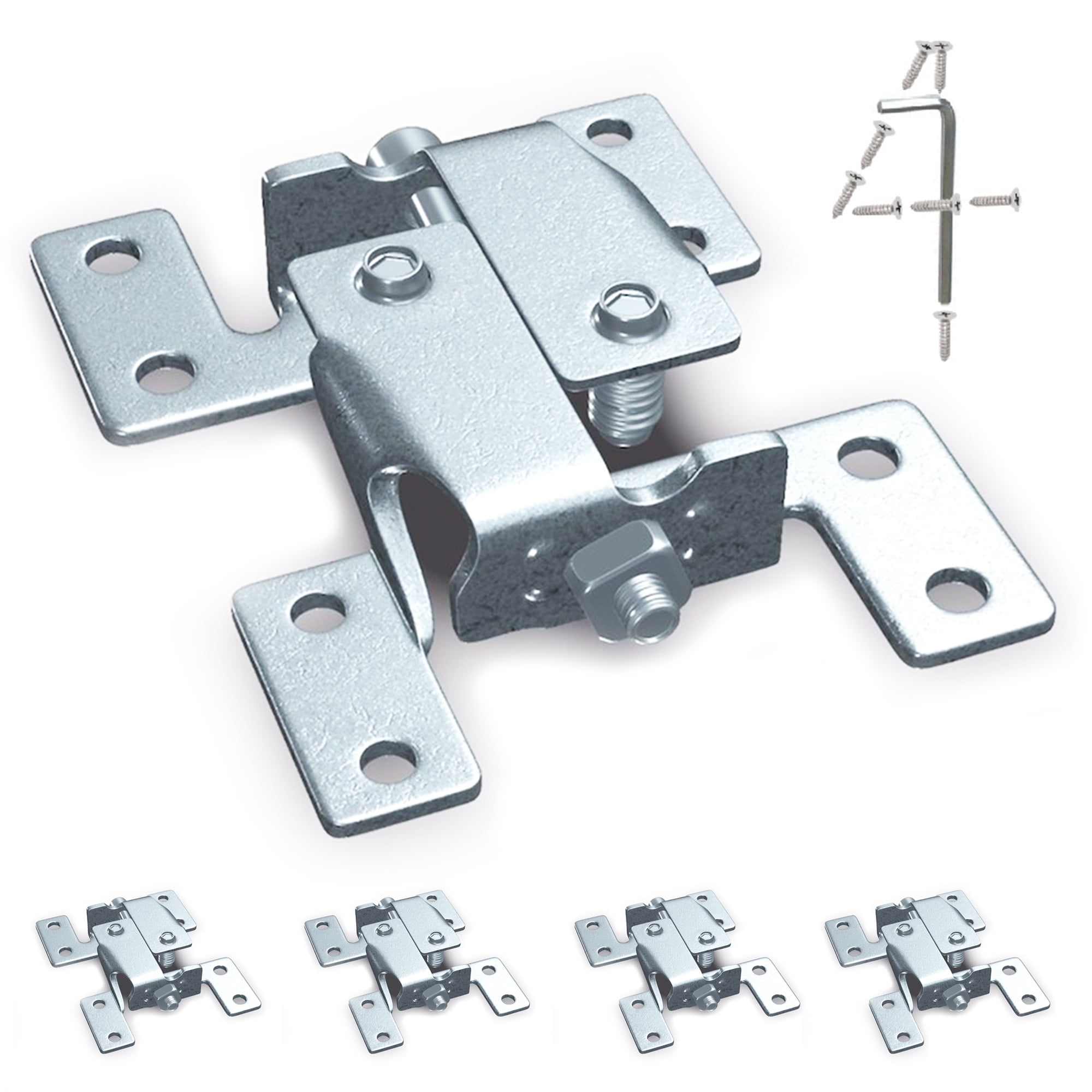 4-Pack Double Action Countertop Joint Fasteners - Flip Bolt Fastener ...