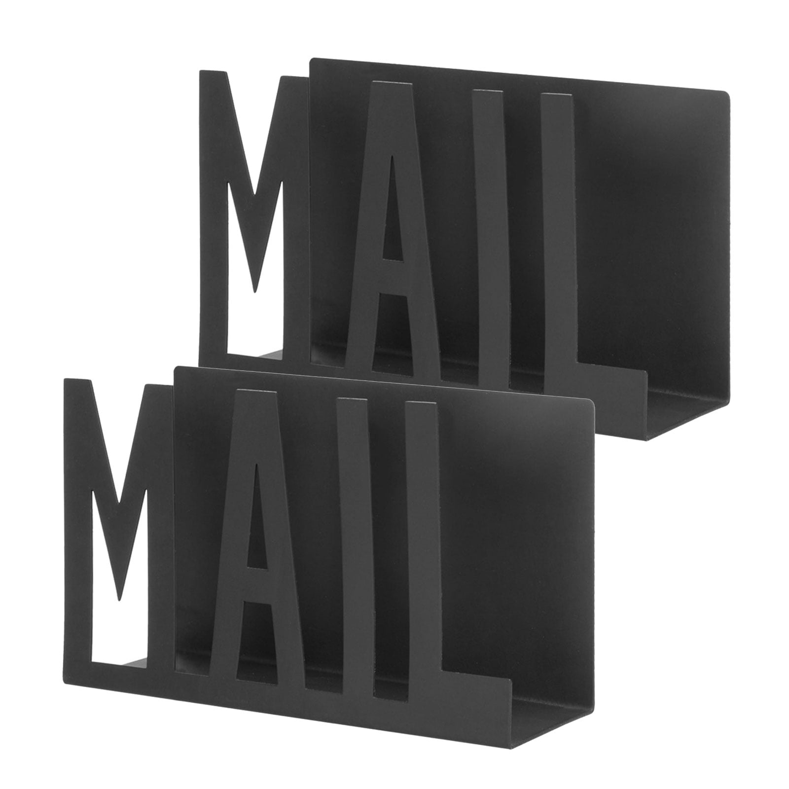 Countertop Mail Sorter Desktop Envelope Holder Metal Cutout Letter ...