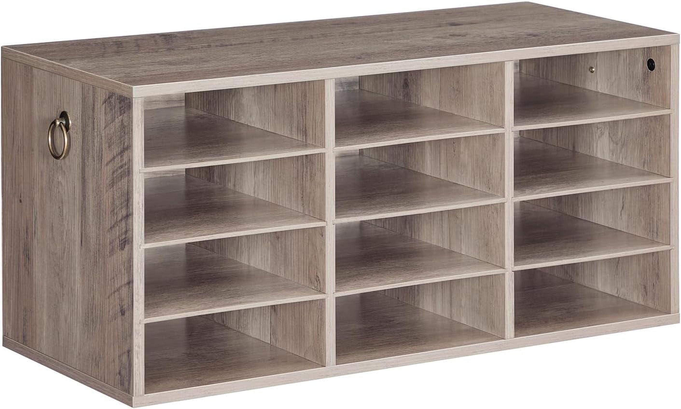 Countertop Mail Sorter Organizer, Wooden Literature Organizer, Student ...