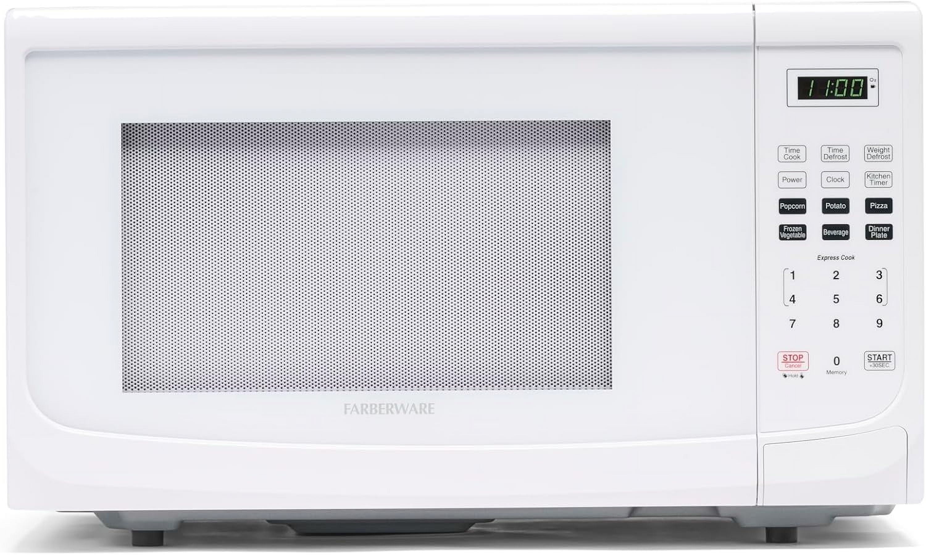 Countertop Microwave 1000 Watts, 1.1 Cu. Ft. - Microwave Oven With LED ...