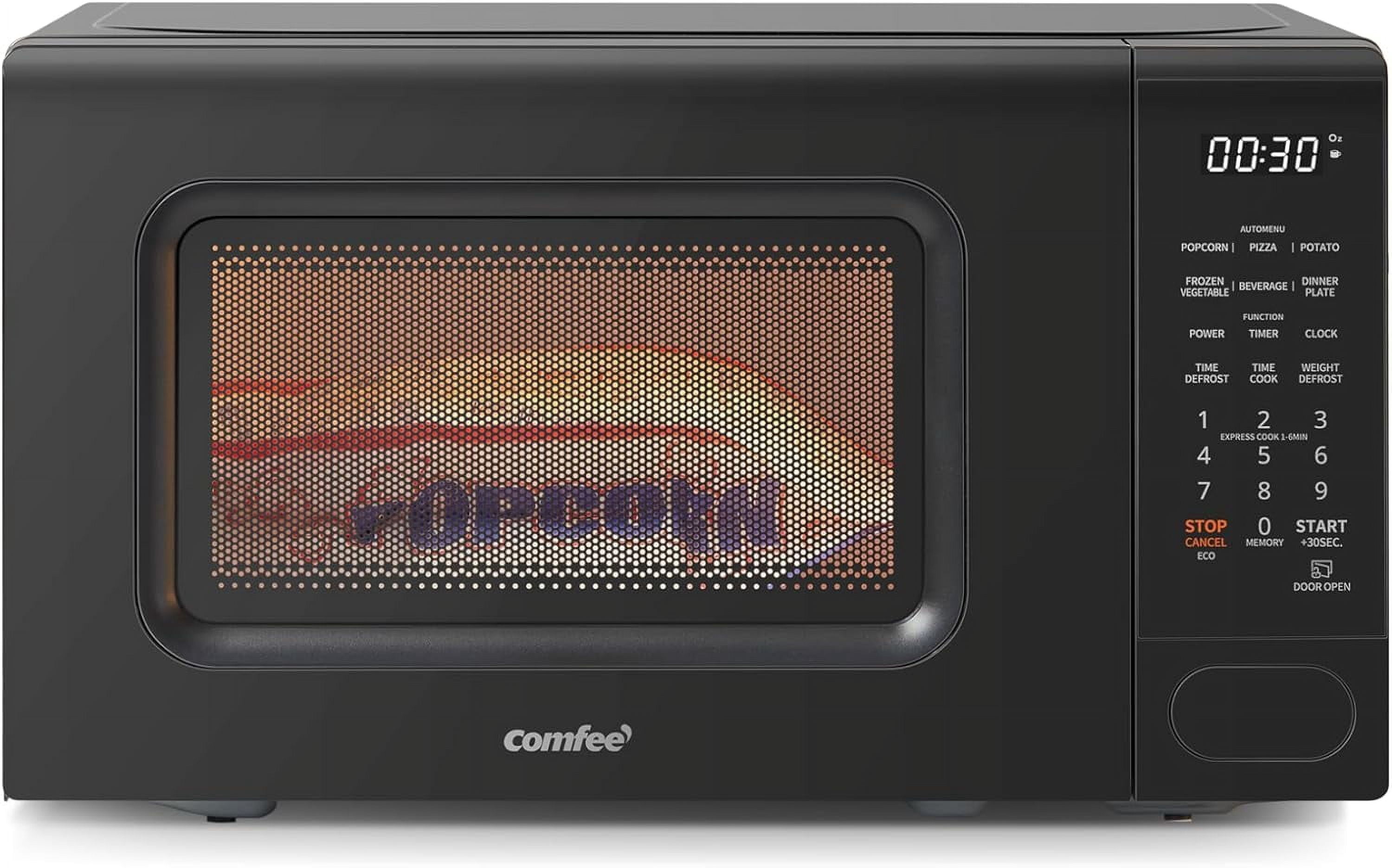 Countertop Microwave Oven 0.7 Cu Ft 700W 11 Power Levels Fast Cooking ...