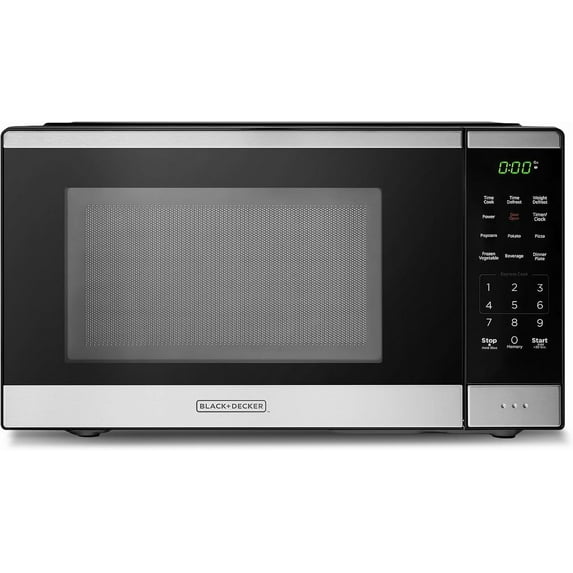 Countertop Microwave Oven 0.9 Cu Ft, 6 Auto Menus, Child Lock, Memory ...