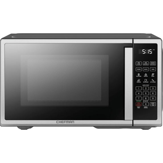 Countertop Microwave Oven 1.1 Cu. Ft. Digital Stainless Steel Microwave ...
