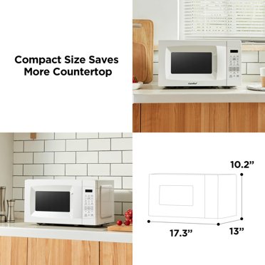 GE GCST14S1WBB 1.4 Cu. Ft. Capacity Countertop Microwave Oven Black ...