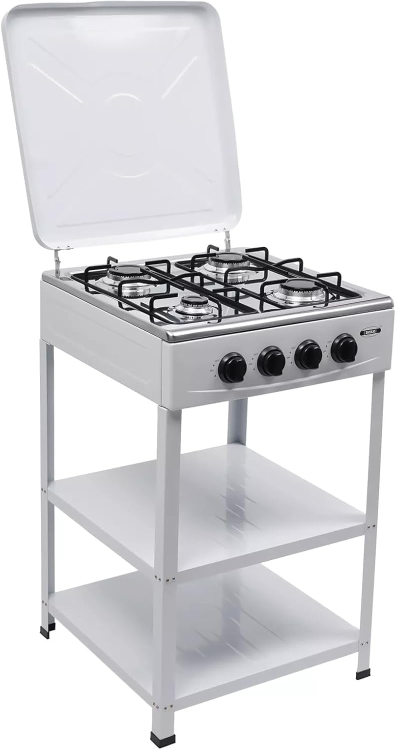Countertop Natural Gas Stove 4 Burner, Commercial Kitchen Cooking Stove ...