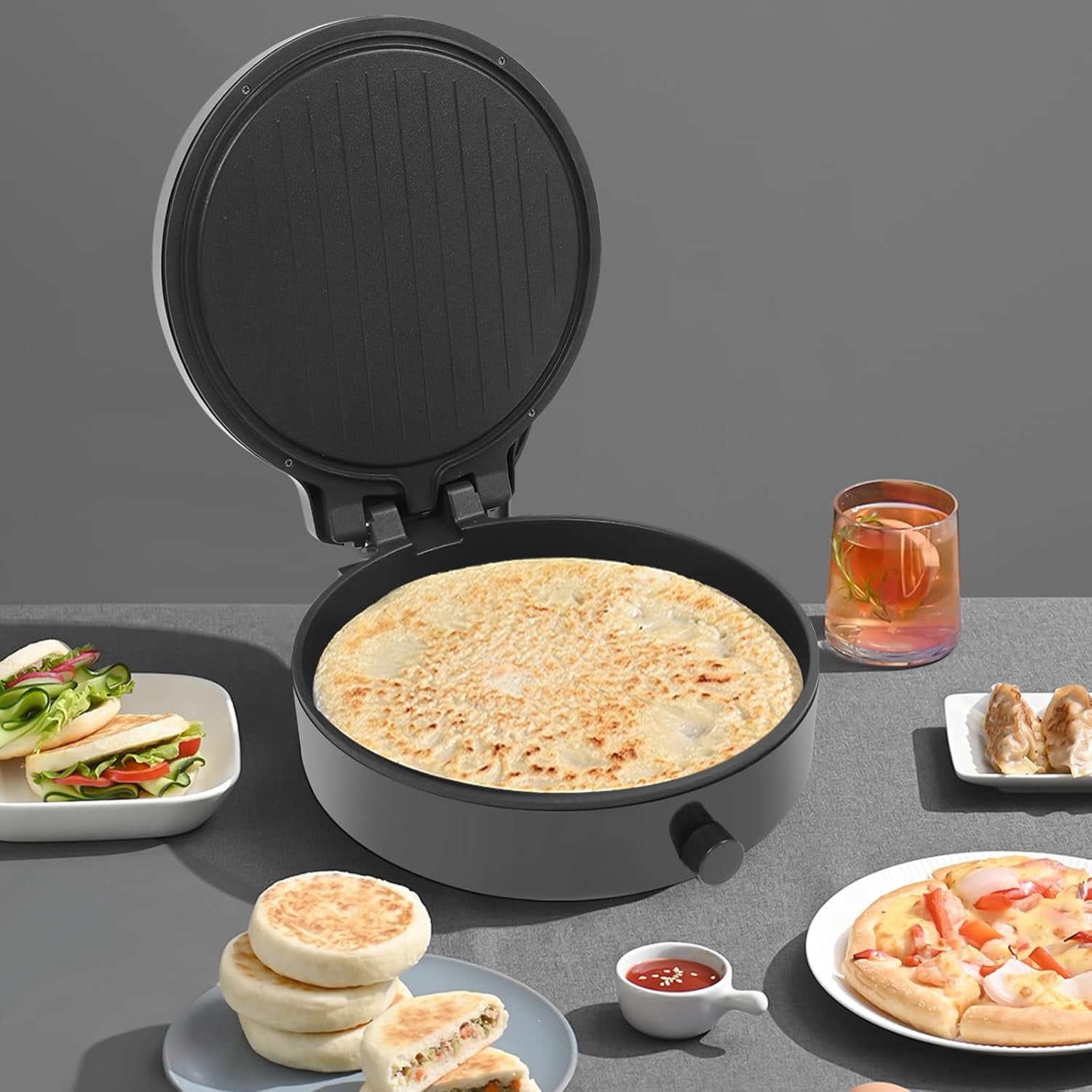 Countertop Pizza Maker 12 Inch Electric Pizza Oven indoor Grill Pizza ...