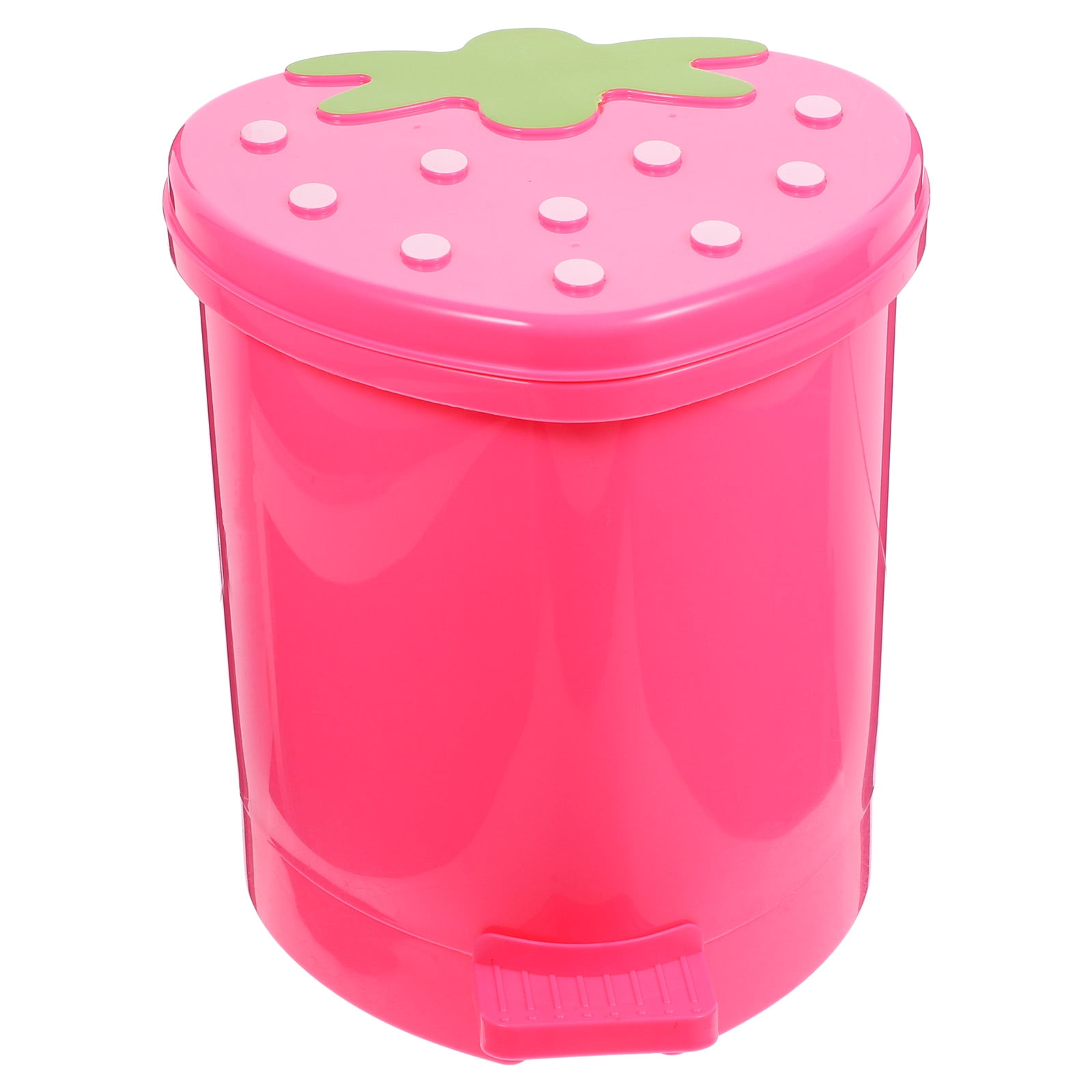 Countertop Plastic Swing Lid Mini Trash Can Trash Bin for Table Desk ...