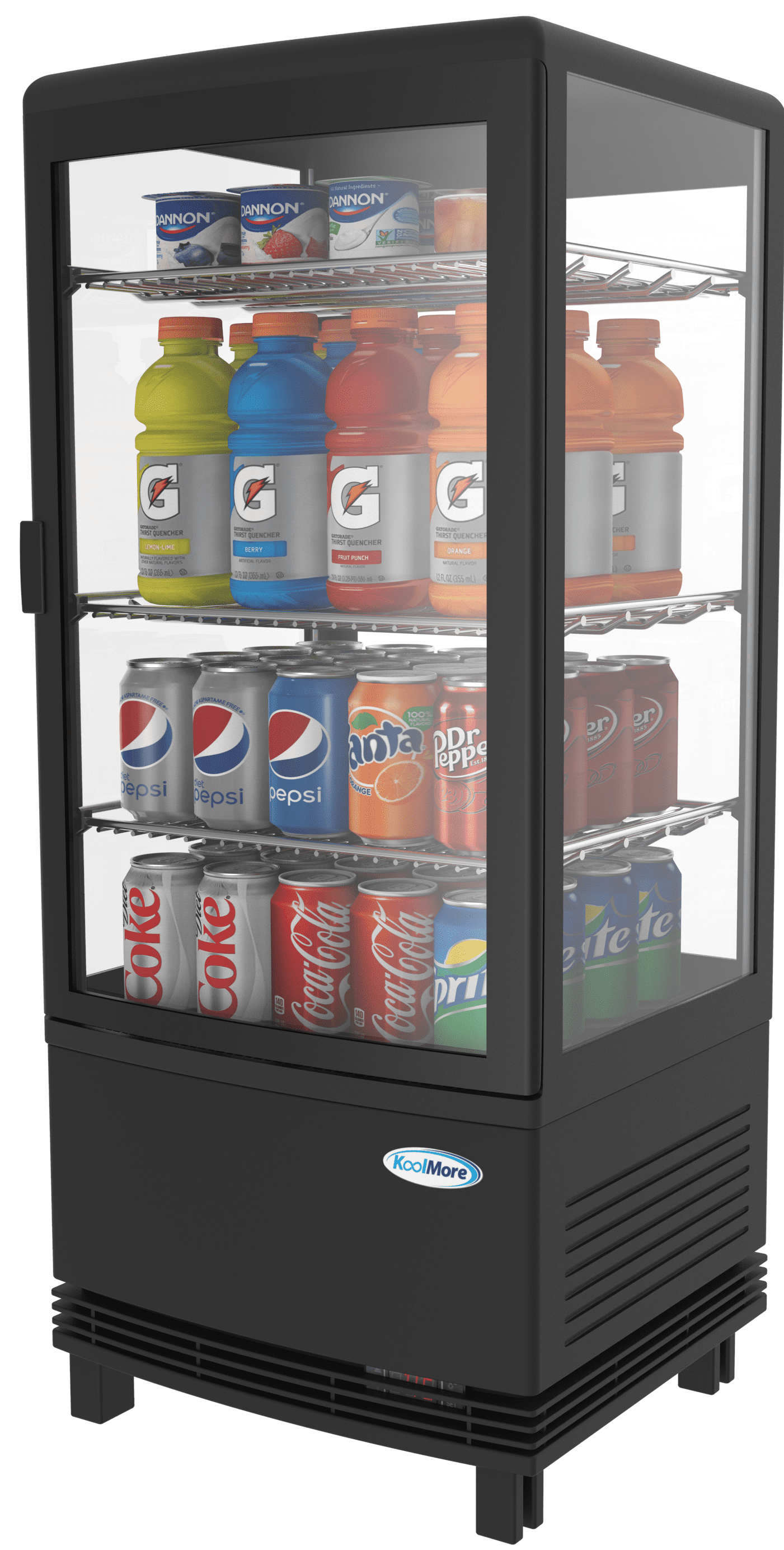 Countertop Refrigerator Display Case with Led lighting - 3 cu.ft ...