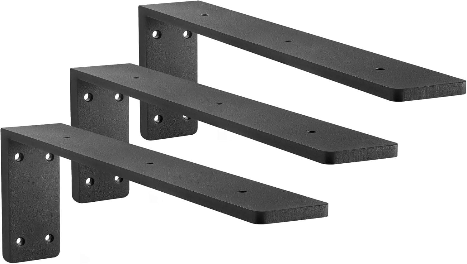Countertop Support Bracket 3/8" Thick Heavy Duty Shelf Bracket 3 Pack ...