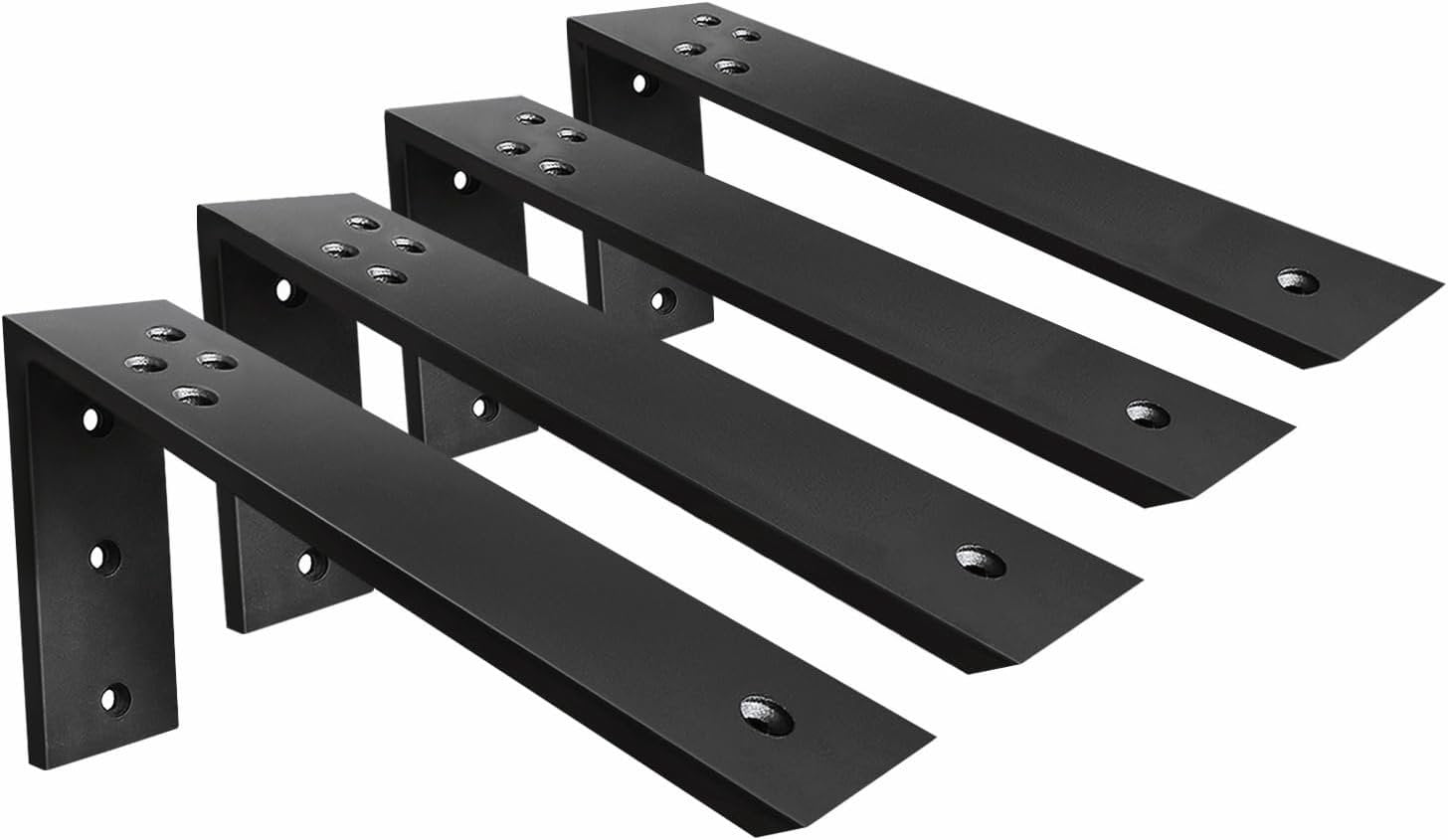 Countertop Support Brackets 4 Pack L Bracket Countertop Brackets 12" x ...