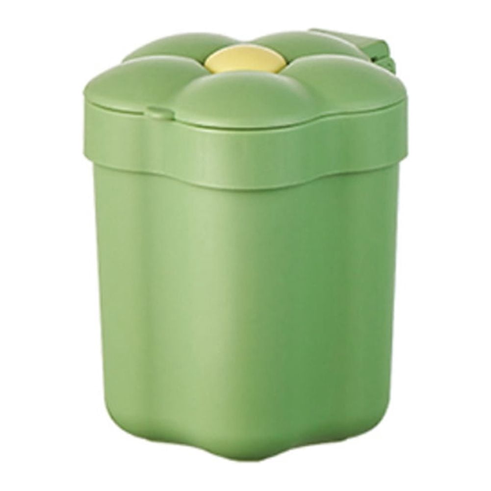 Countertop Trash Can, Cute Flower Shape Desktop Trash Bin, Tabletop ...