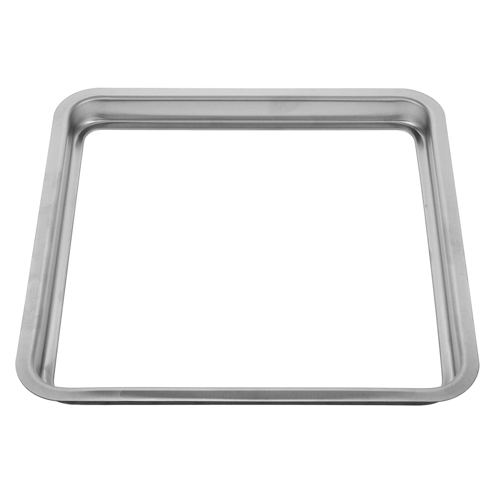 Countertop Trash Can Lid Square Stainless Steel Countertop Flush Cover ...