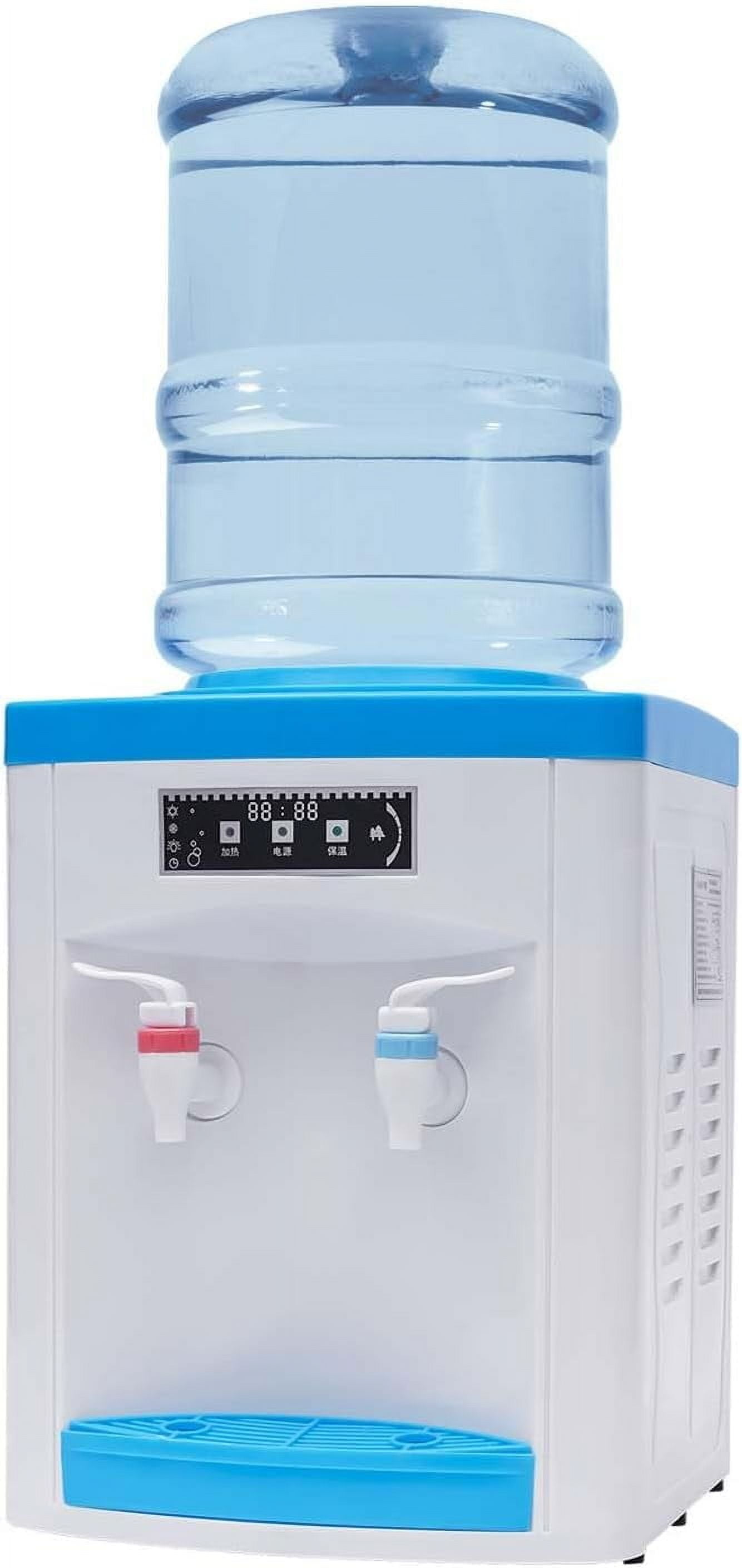 Countertop Water Dispenser Mini Water Cooler Dispenser Electric Hot and ...